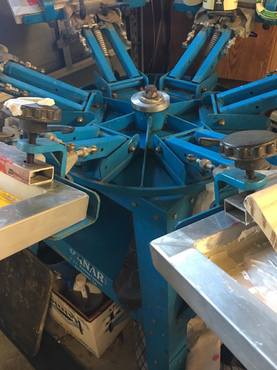 Manual Rotary Screen Printing Presses made To Last A Lifetime! | Learn ...