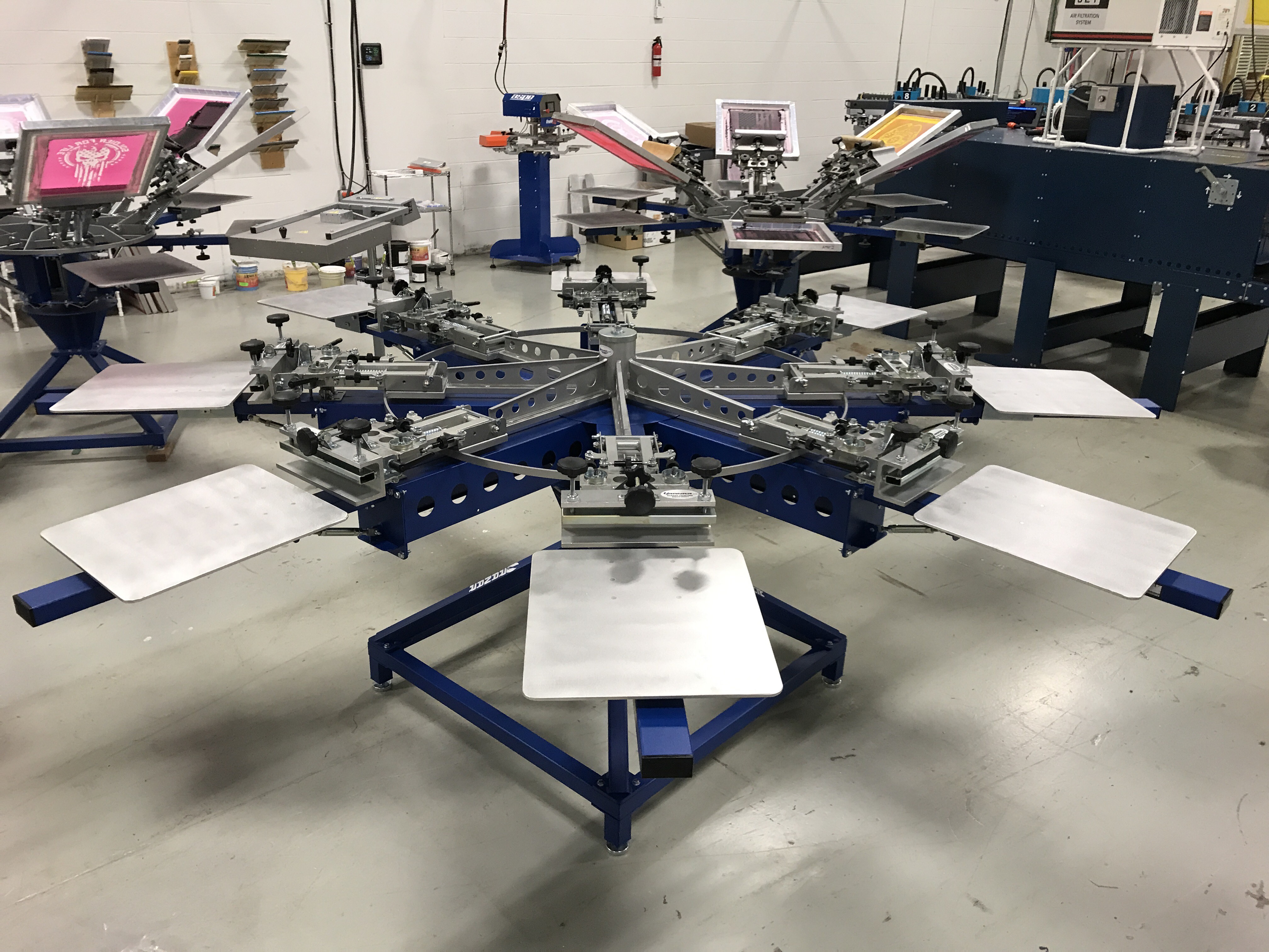 Ranar Screen Printing Equipment: Rotary Presses, Infrared Dryers ...